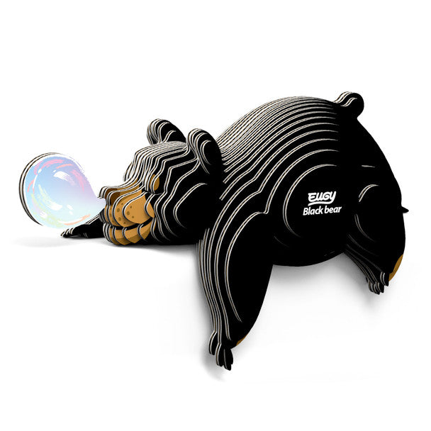 Eugy DoDoLand Black Bear 3D Puzzle Collectible Model